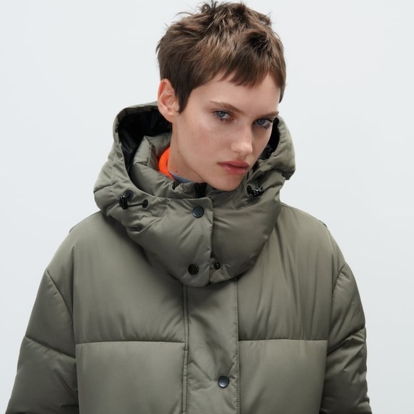 Zara | Jackets & Coats | Zara Hooded Quilted Jacket | Poshmark